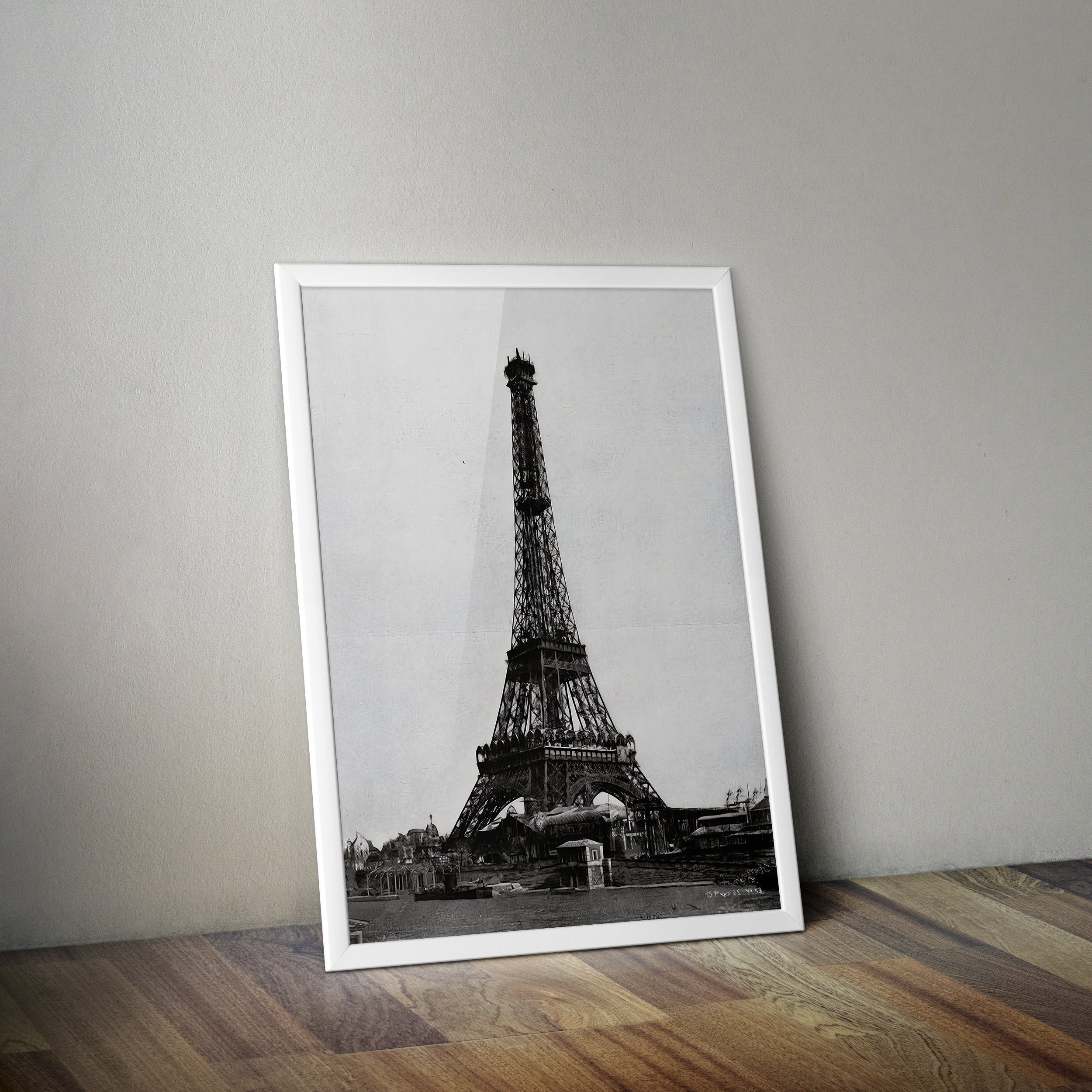 Eiffel Tower Construction v2 Poster – thelucidlab