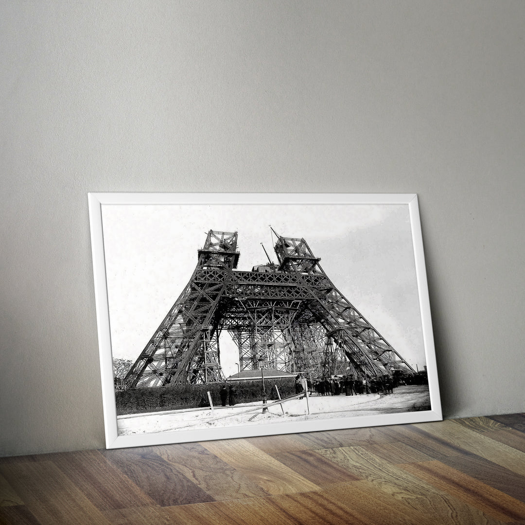 Eiffel Tower Construction Poster – thelucidlab