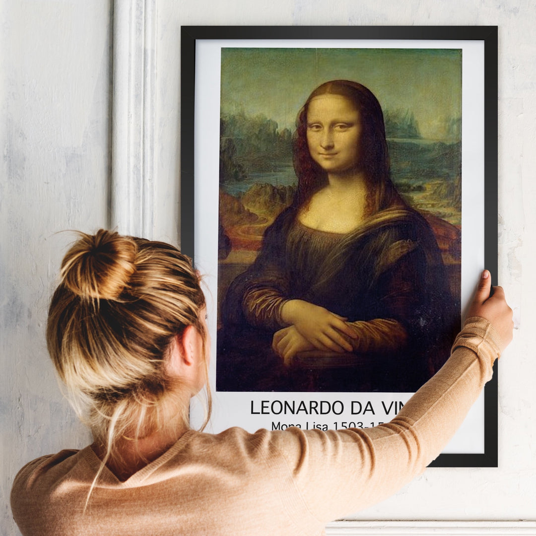 Mona Lisa Tablosu / Leonardo da Vinci Sanatsal Poster Ev Dekorasyon ...