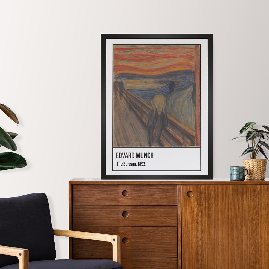 The Scream - Çığlık Tablosu / Edvard Munch Sanatsal Poster Ev ...