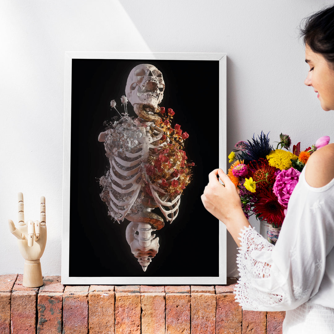 Blossom Skeleton Poster – thelucidlab