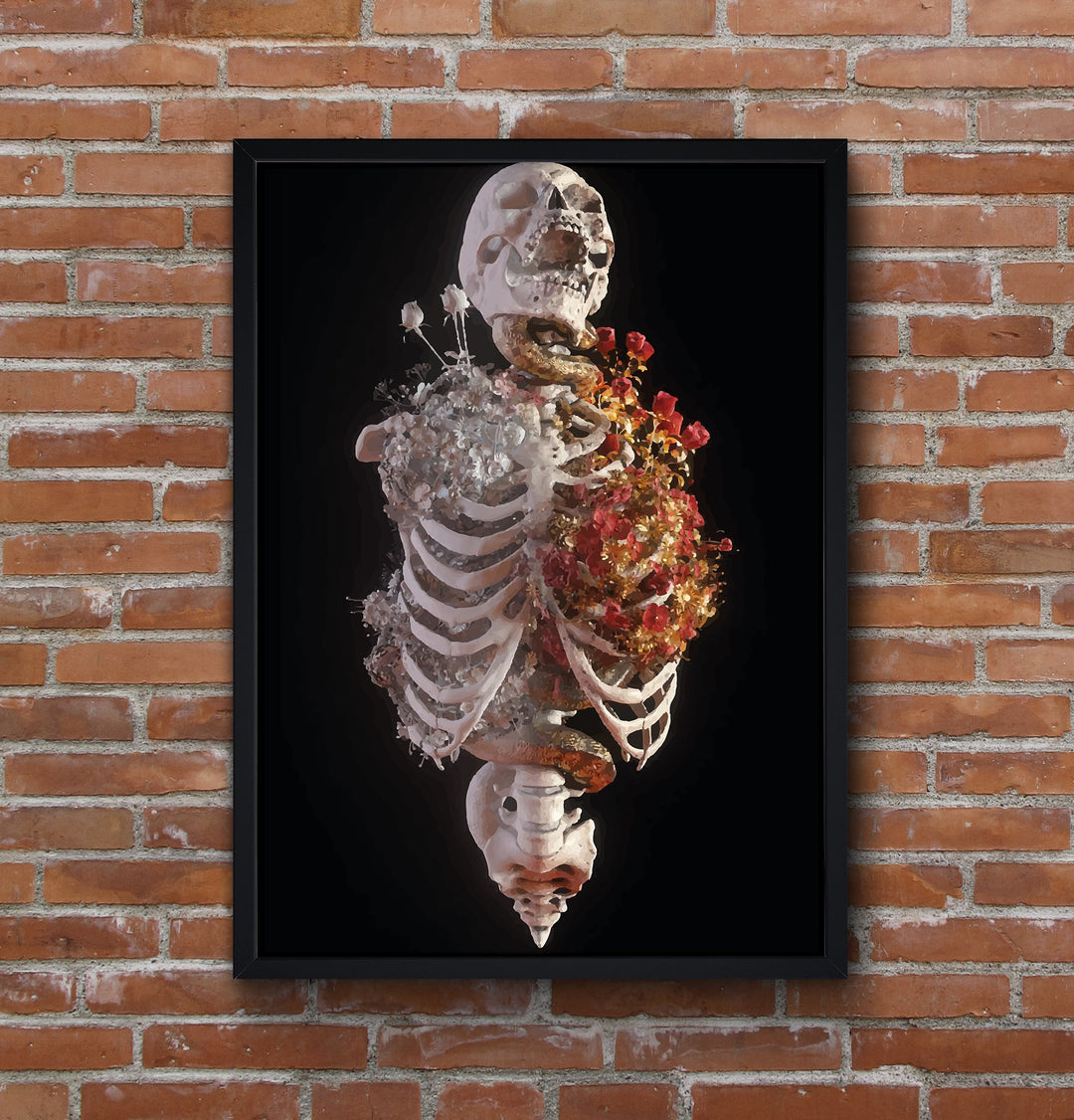 Blossom Skeleton Poster – thelucidlab